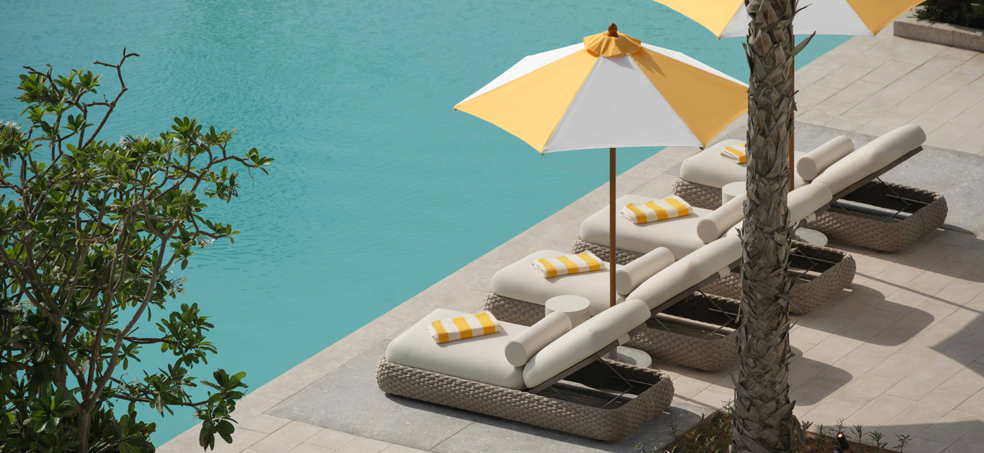 Luxury Beach & Roman-Style Pool | Delano Dubai Bluewaters