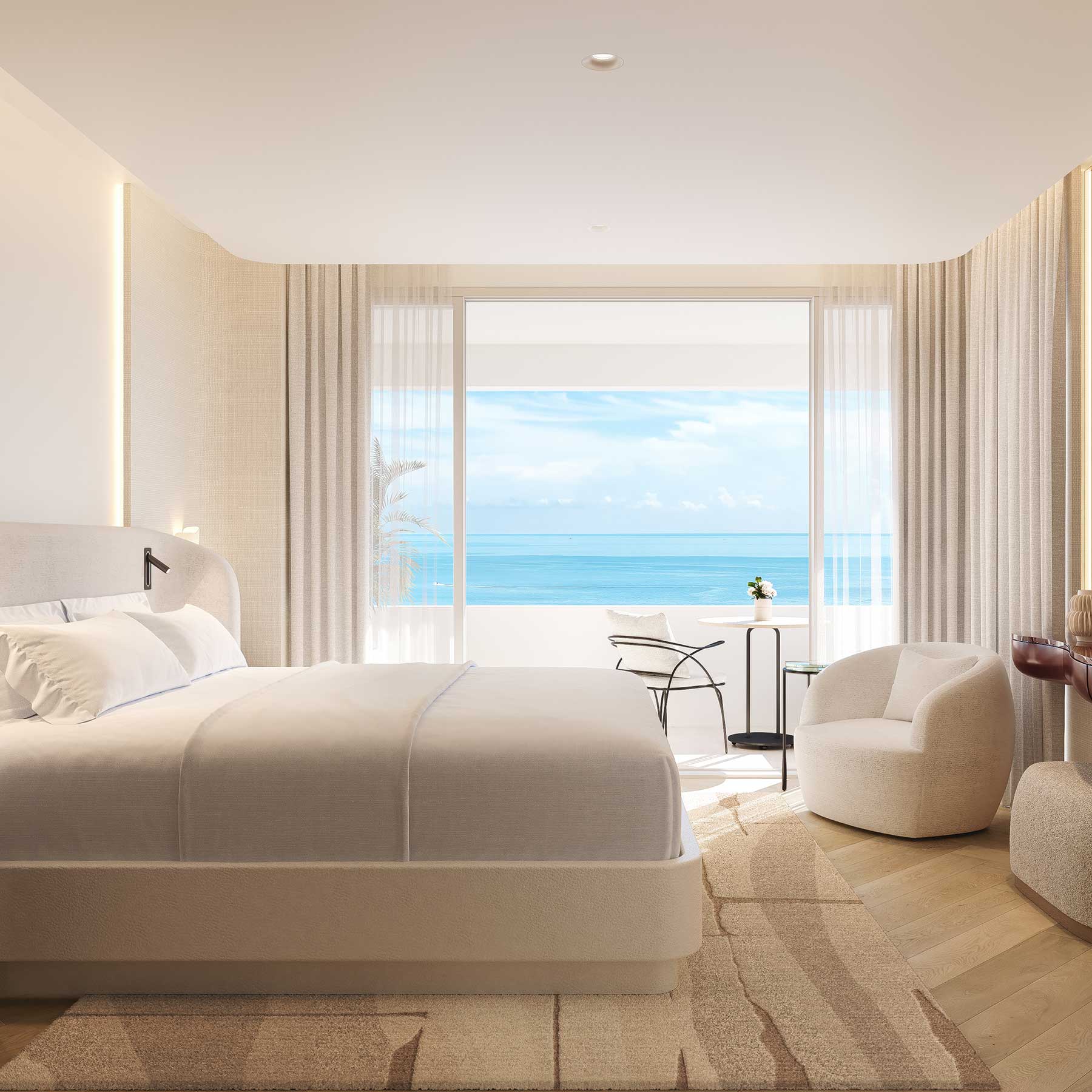 City and Ocean View Rooms | Delano Miami Beach